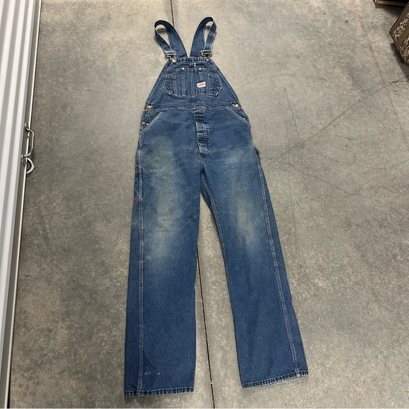 Vintage | Jeans | Vintage 7s Round House Denim Jean Overall Cargo ...